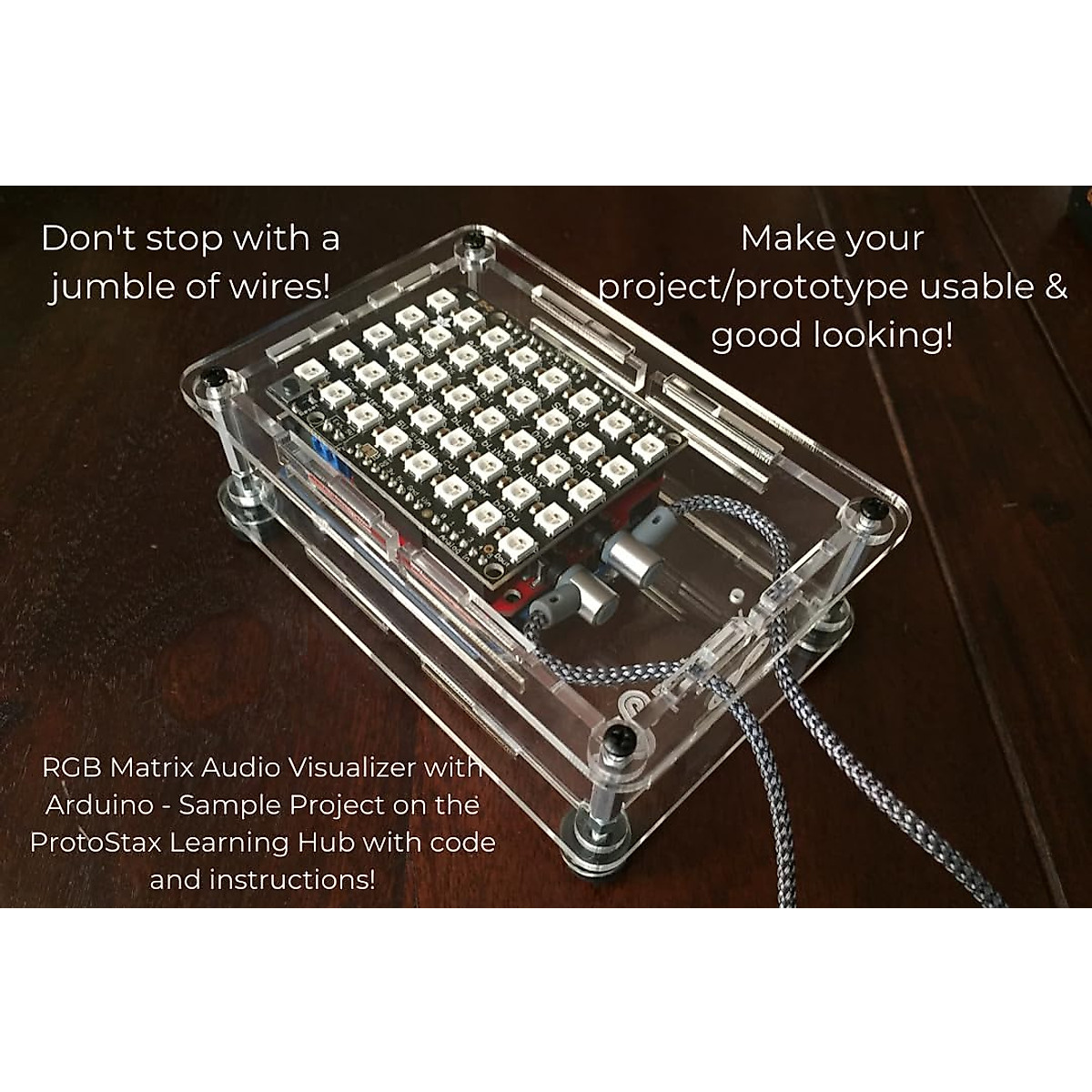 ProtoStax Enclosure for Arduino - Stackable, Modular, Extensible Enclosures