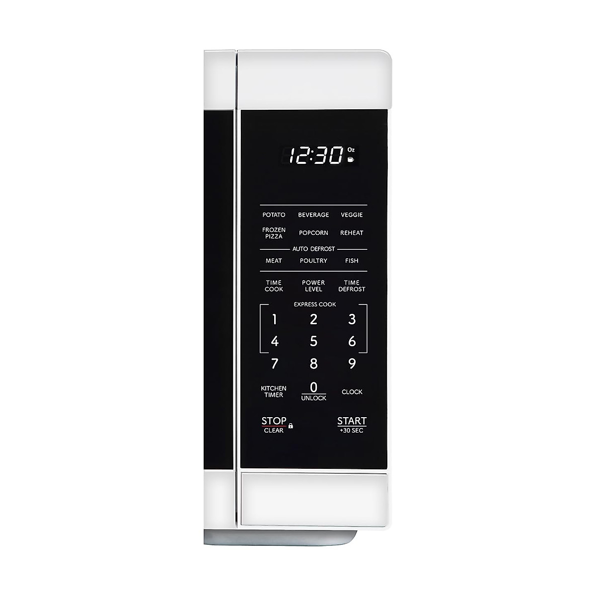 SHARP SMC1161KW Oven with Removable 12.4" Carousel Turntable, Cubic Feet, 1000 Watt Countertop Microwave, 1.1 CuFt, White