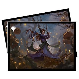 Ultra Pro - Magic: The Gathering Commander Innistrad Midnight Hunt Leinore, Autumn Sovereign PRO 100+ Card Deck Box & 100 Card Sleeves, Ultimate Collectible Card Protection