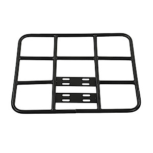 Food Delivery Box Rack Rear Grille Universal Motorcycle Rear Rack Extension 80kg Loading Seamless Steel Tube for Motorcycle Electric Bicycle(48/38-Type 2)
