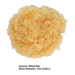 500ML Water Softener Resin Media,Aquarium Water Softener Pillow Exchange Filter Reducer Water Softener Resin for Well Water or City Water