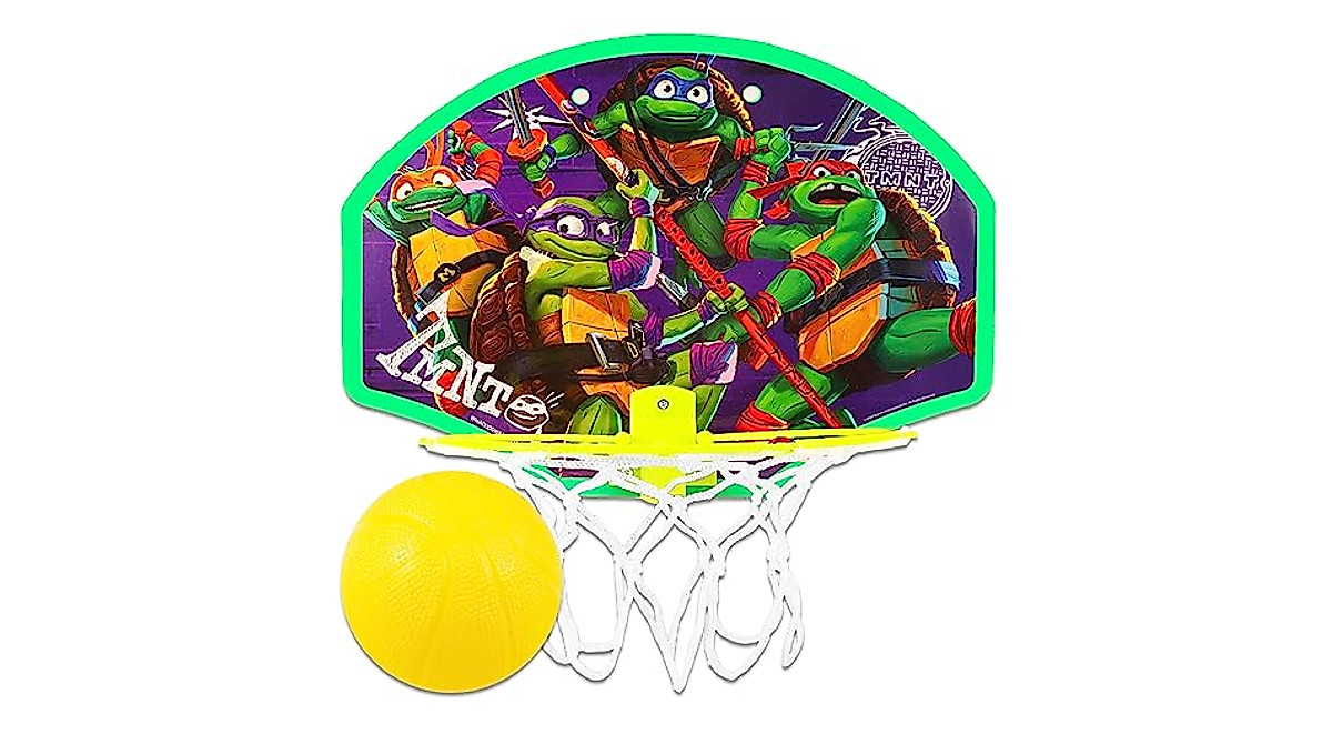 Teenage Mutant Ninja Turtles Basketball Hoop Bundle | Indoor Fun for Kids