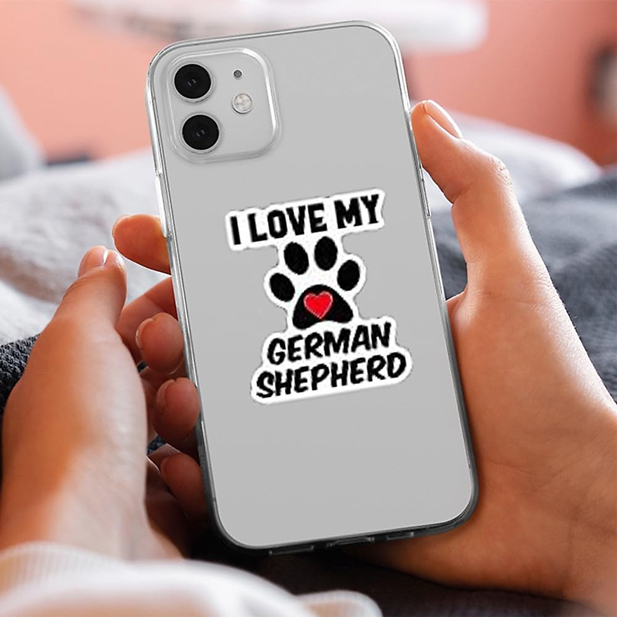 50 Pcs German Shepherd Dog Stickers Huntaway Waterproof Vinyl Stickers for Water Bottles Laptop Luggage Cup Mobile Phone Skateboard Decals, Suitable for Kids, Teens, Adults