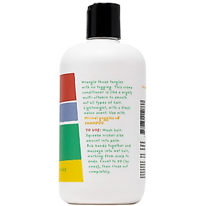 MiiiNE! Calm Down Kids Conditioner 12oz | Heal and Moisturize Swimmers Hair with Deep Conditioning- Tropical scented Kids Detangler - Cruelty Free Kids Conditioner Made in USA | By Stylists For Kids