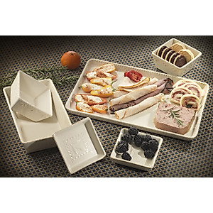 Signature Housewares Sorrento Collection 8-Inch Stoneware Pasta Bowl, Ivory Antiqued Finish