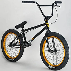 Mafiabikes Kush 2+ 20 inch BMX Bike Black Gold