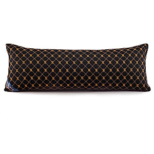 Siluvia Body Pillow for Adults-Premium Adjustable Loft Quilted Body Pillows - Hypoallergenic Fluffy Pillow - Quality Plush Pillow - Down Alternative Pillow (Gray-LightGray, 21”x54“)