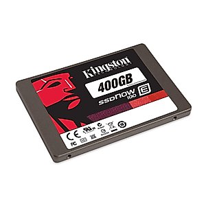 Kingston Digital, Inc. SSDNow E100 400GB SSD SATA 3 2.5-Inch Solid State Drive SE100S37/400G