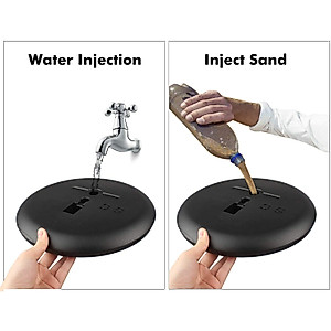 YIYO Adjustable Pedestal Poster Sign Stand,8.5 x 11 Advertising Business Menu Sign Holder for Floor Standing with Aluminum Snap-Open Reusable Frame,Black (8.5 x 11)