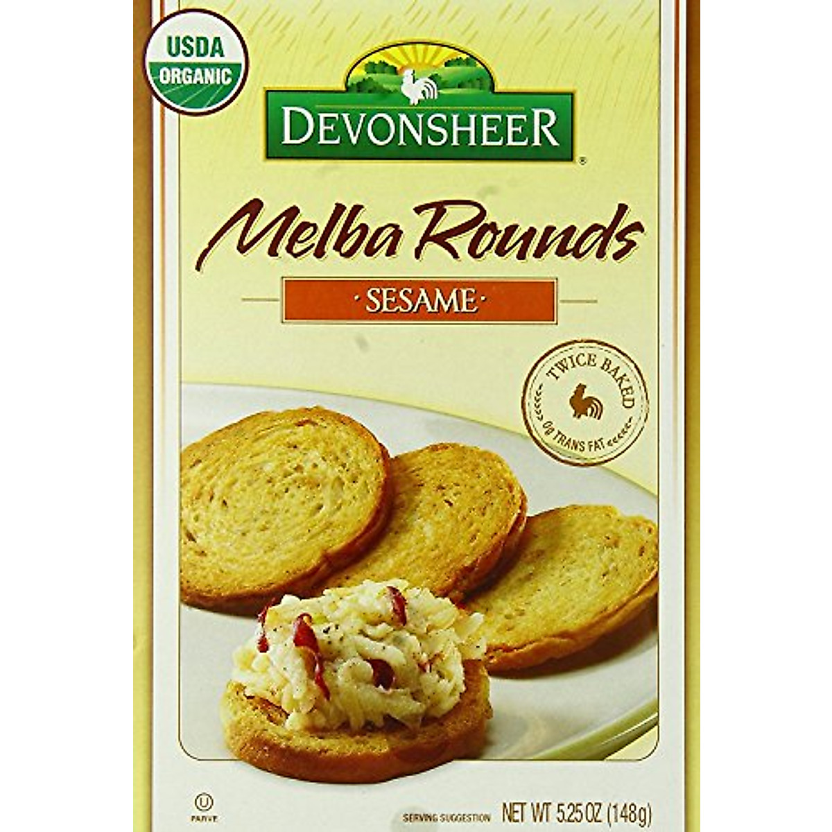 Devonsheer Melba Rounds, Sesame, 5.25 Ounce (Pack of 12)