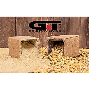 Cricket and Dubia Roach Chow (4 Lbs.) - Kit Includes 4 Pounds of Feed, 1 oz. Water Gel Crystals, and Two lids for Feed and Water Bowls. Premium Chow to Raise Your Feeder Crickets and Dubia Roaches