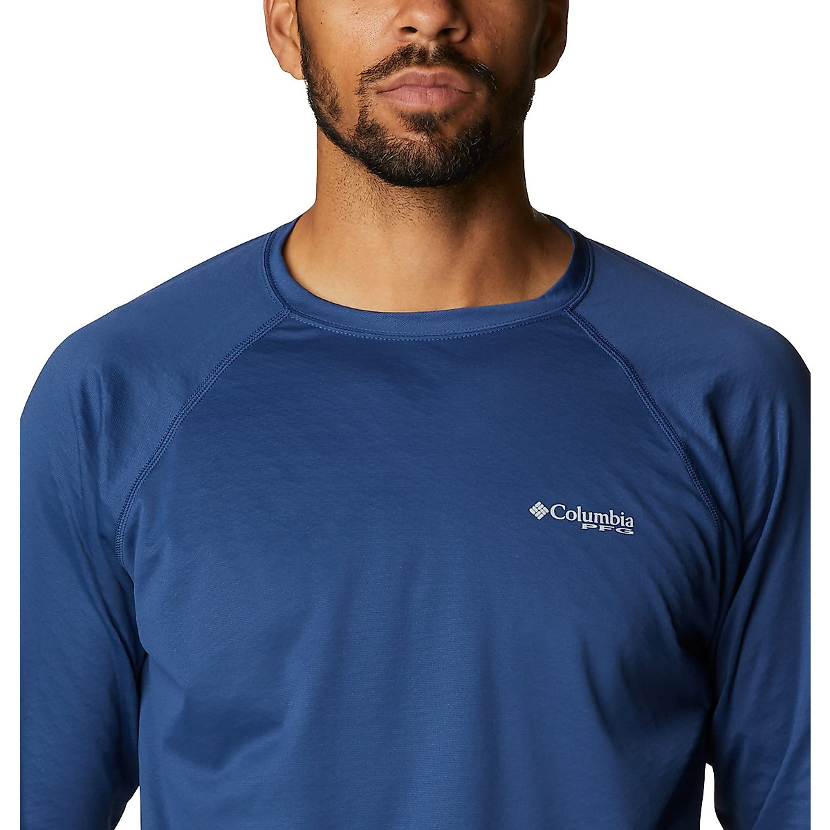 Columbia Men's PFG Zero Rules Ice Long Sleeve Shirt, Carbon, XX-Large