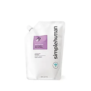 Simple Human Moisturizing Liquid Hand Soap with Refill Pouch, Lavender Plus Vitamin E, 34 Fluid Ounce
