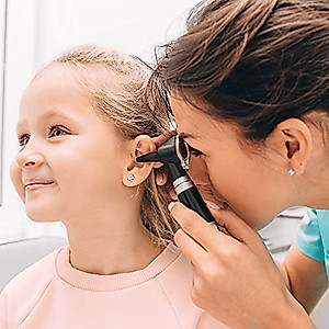 Surgicalonline Otoscope - Ear Scope with Light, Ear Infection Detector, Pocket Size, in 10+ Colors! (Pink)