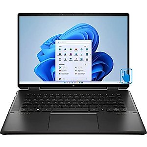 HP Spectre x360 16 Home & Business 2-in-1 Laptop (Intel i7-11390H 4-Core, 16GB RAM, 2TB PCIe SSD, GeForce RTX 3050, 16.0" 60Hz Touch 4K (3840x2400), Active Pen, Win 11 Home) (Renewed)