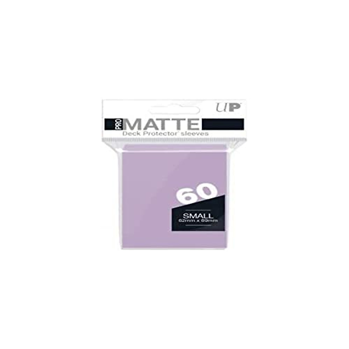 Ultra Pro - PRO-Matte 60ct Small Deck Protector (Lilac) - Protect Your Valuable Gaming , Sports , or Collectible Cards from Scratches, and Wear While Minimizing Glare Matte Finish