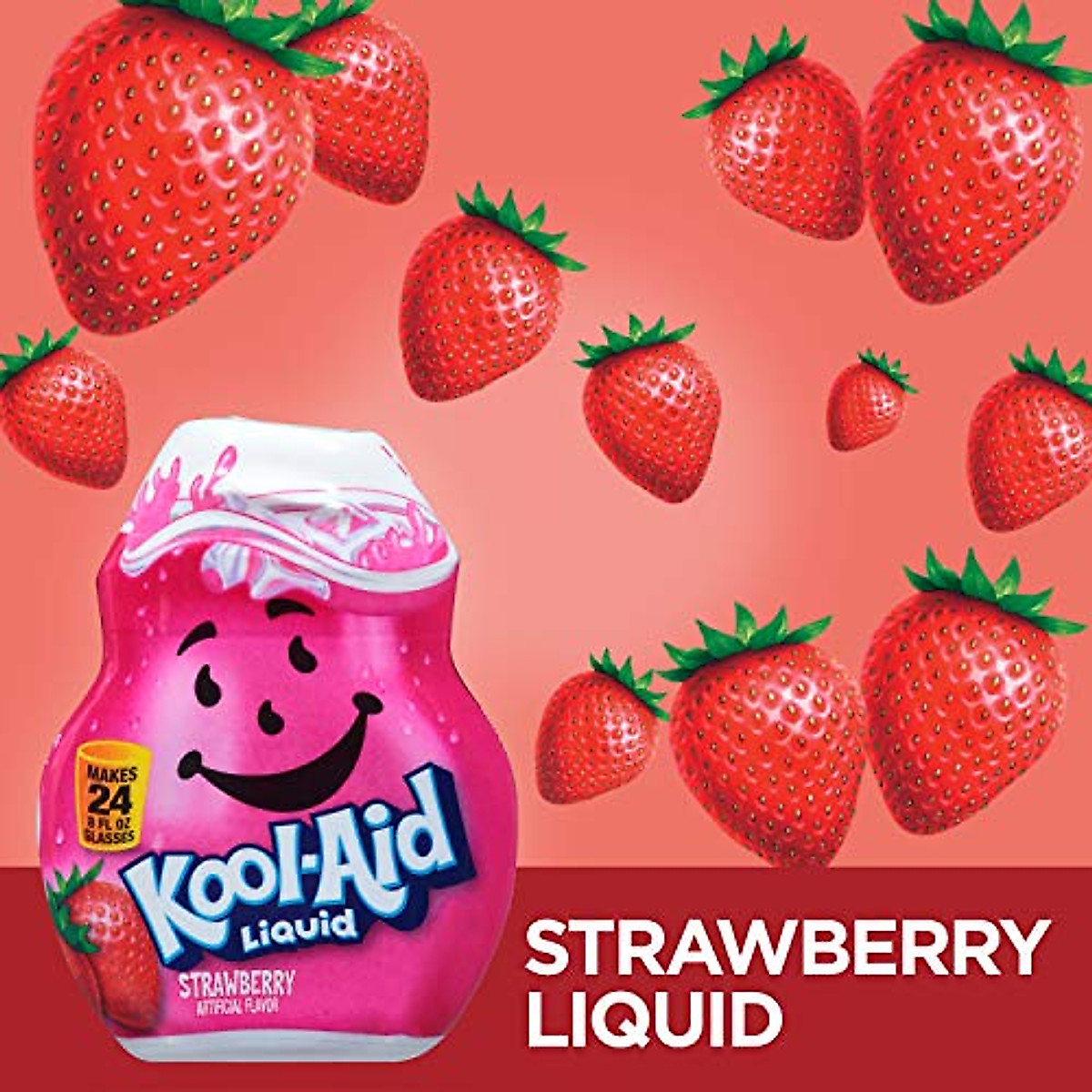 Kool-Aid Sugar-Free Strawberry Zero Calories Liquid Water Enhancer 1 Count 1.62 fl oz