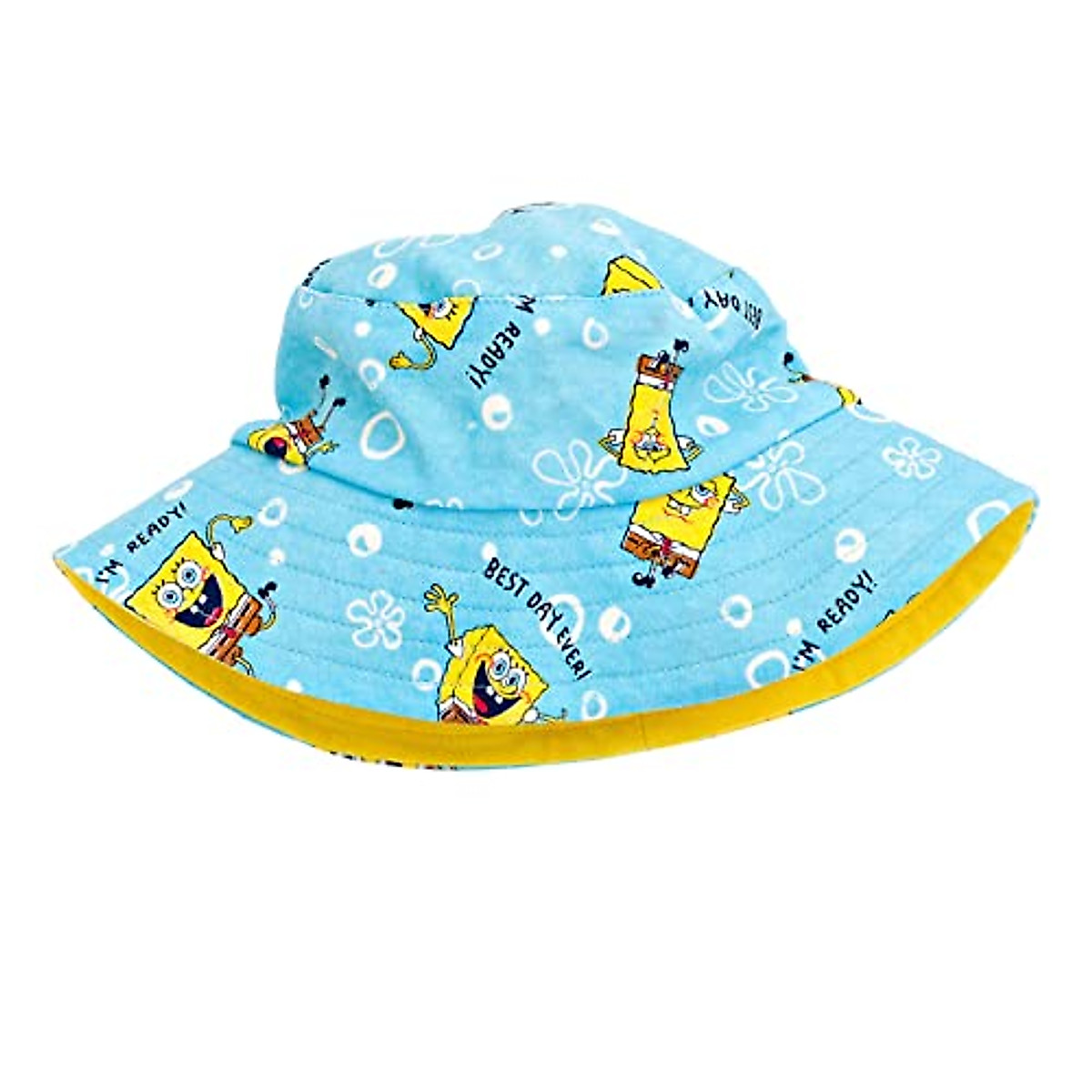 SpongeBob SquarePants Newborn Baby Boys Romper and Hat Yellow/Blue 0-3 Months