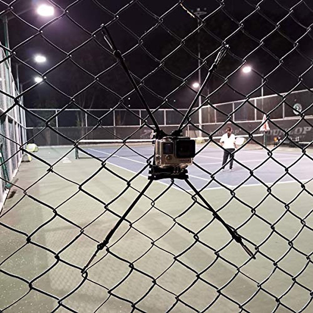 Action Camera Chain Link Fence Mount for Gopro Action Cameras - Ideal Backstop Camera Mount for Recording Baseball,Softball and Tennis Games