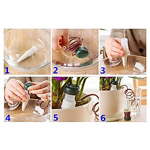 LRJSKWZC Garden Lawn Sprinkler Irrigation System Bonsai Plant Automatic Watering Device Office Flowerpot Automatic Drip Irrigation Irrigator Household Succulents Watering Tools 3 Pieces