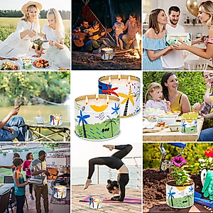 Ofun 26 Oz Citronella Candles Outdoor Decorative, 2 Wick Soy Wax Lemongrass Candle Set, Scented Candle Jar Candle Bulk Summer Camping Candles for Patio, Garden, Balcony, Camping (2 Pack-13Oz/Pack)