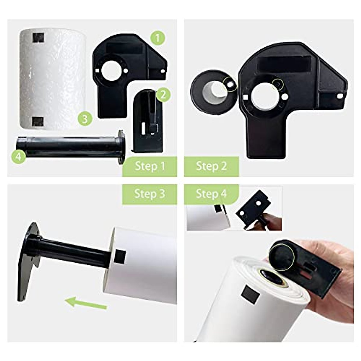 Anylabel Compatible 4" x 6" Shipping Labels Replacement for DK-1241 Compatible with Brother QL Label Printers (12 Rolls + 1 Frame, 200 Labels/Roll)