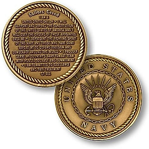 U.S. Navy The Sailor's Creed Challenge Coin