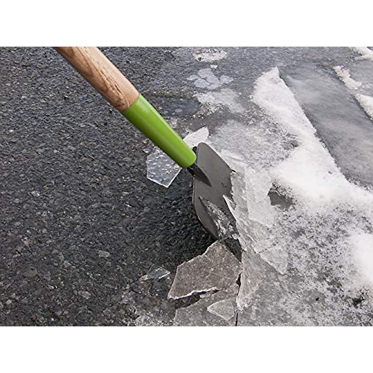 AMES 2683100 Forged Steel Sidewalk Scraper with Hardwood Handle, 54-Inch