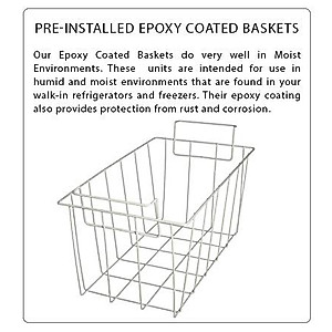 Tiger Chef Commercial Angle Curved Top Chest Freezer Glass Top, Deep Ice Cream Freezer with 2 Wire Baskets, Adjustable Thermostat, Locking Coasters, 9 Cubic Feet, White