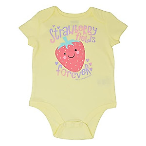 Lyrics by Lennon and McCartney Lennon & McCartney Infant Baby Girls 5 Pack Bodysuits MulticoloRed 12 Months
