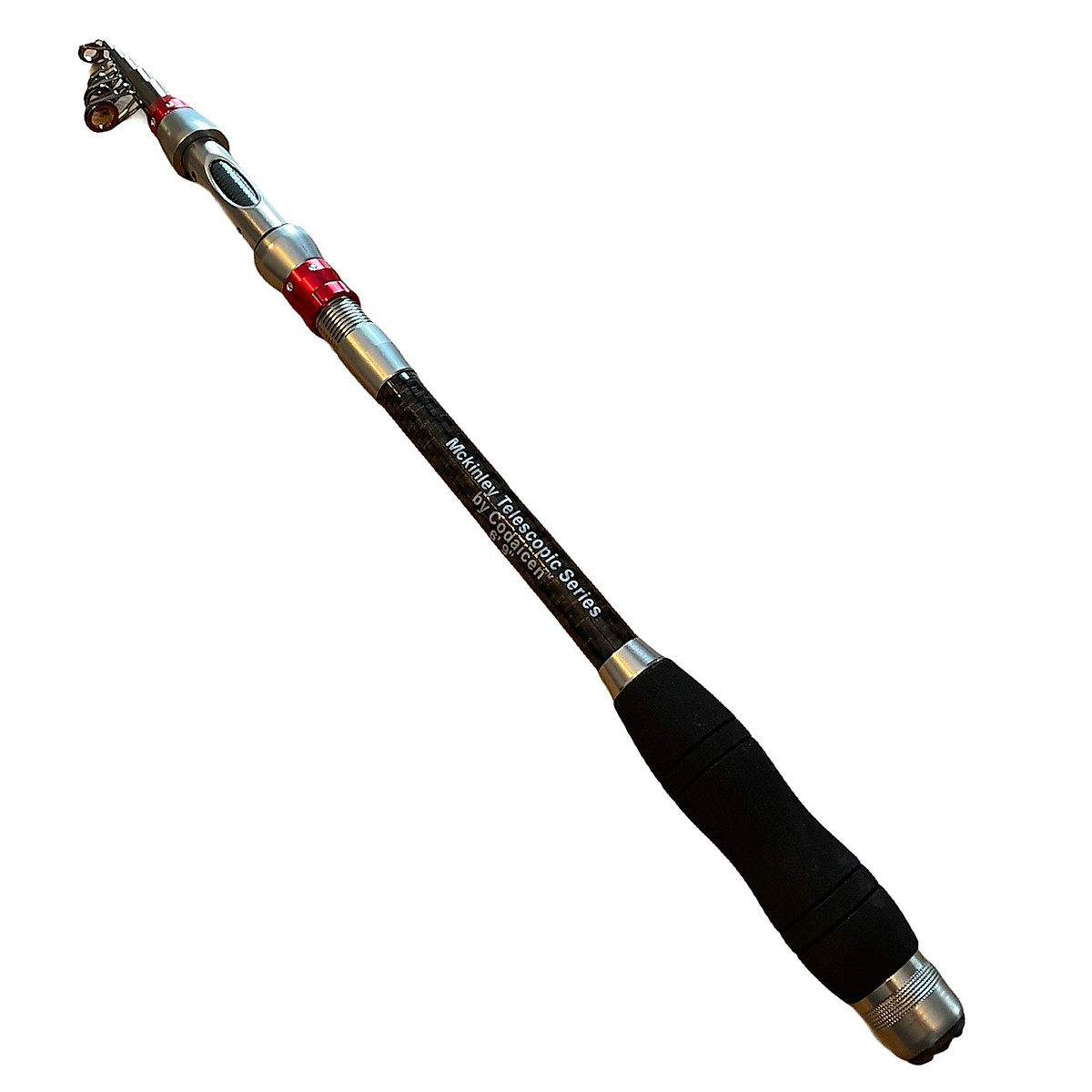 Telescopic Fishing Spinning Rod by Codaicen Fishing - Carbon Fiber Collapsible Spin Fishing Pole - Travel Rod for Freshwater Fishing Gear and Tackle 6'9"