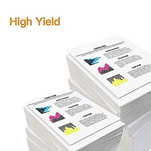 E-Z Ink (TM) Compatible Toner Cartridge Replacement For Dell 1250 810WH C5GC3 XMX5D WM2JC to use with 1250c C1760nw C1765nfw 1350cnw 1355cn 1355cnw printer (1 Black, 1 Cyan, 1 Magenta, 1 Yellow)4 Pack