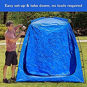 EighteenTek Storage Bike Tent, Bike shed -Waterproof, Heavy Duty, Foldable, Space Saving for 2-3 Bikes