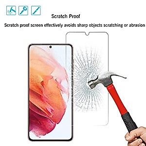 Ailun Glass Screen Protector for Galaxy S21 5G [6.2 inch] 2Pack + 2Pack Camera Lens Tempered Glass Fingerprint Unlock Compatible 0.33mm Clear Anti-Scratch Case Friendly [Not for Galaxy S21 Plus]