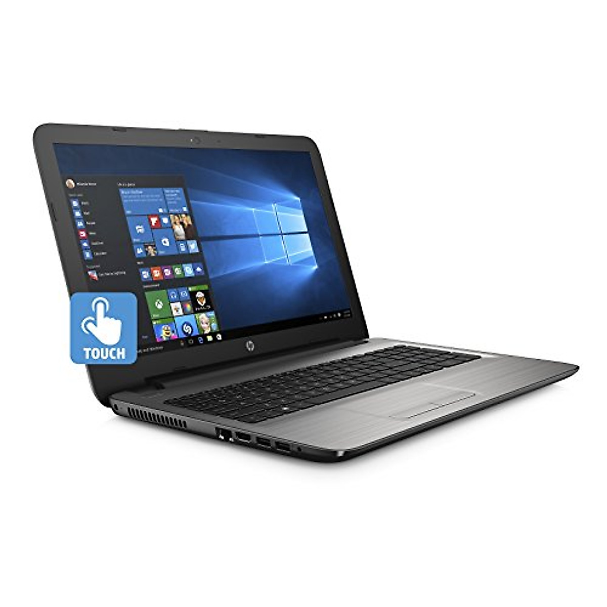 HP 15-BA113CL 15.6" Touchscreen HD Laptop Computer, AMD A10-9600P 2.3GHz, 12GB RAM, 1TB HDD, Windows 10 Home (Renewed)