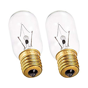 Light Bulb Fits for LG Microwave Oven - Microwave Light Bulb for LG Frigidaire Kenmore Whirlpool GE Over the Range Microwave, Dimmable with 125V 30W E17 Base, Kitchen Night Light, Repalces 6912W1Z004B