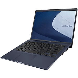 ASUS ExpertBook B1 Business Laptop, 14” FHD, Intel Core i5-1135G7, 512GB SSD, 8GB RAM, Military Grade Durable, AI Noise Cancelling, Webcam Privacy Shield, Win 10 Pro, Star Black, B1400CEA-XH54