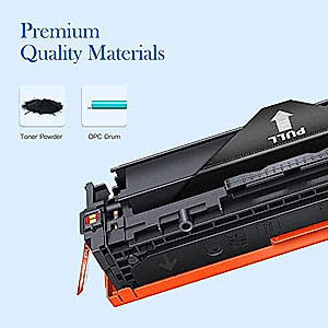 Valuetoner Compatible Toner Cartridge Replacement for Canon 131 131H for ImageClass MF8280Cw MF628Cw MF624Cw MF8230Cn LBP7110Cw Printer (Black,Cyan,Magenta,Yellow,4 Pack)