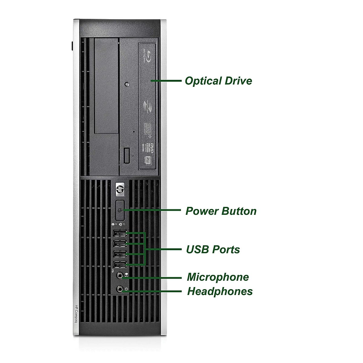 HP Elite 6300 SFF Desktop Computer PC, Intel Core i7 3.4GHZ Processor, 16GB Ram, 256GB M.2 SSD, WiFi & Bluetooth, Wireless Keyboard and Mouse, 19 Inch FHD LED Monitor, Windows 10 (Renewed)