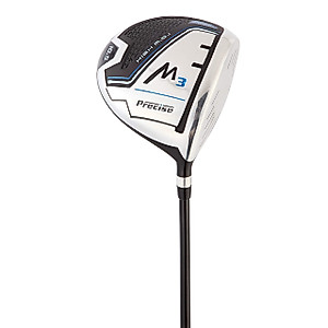 Precise M3 Men's Complete Golf Clubs Package Set Includes Driver, Fairway, Hybrid, 6-PW, Putter, Stand Bag, 3 H/C's - Right Handed - Regular or Tall Size (Blue - Tall Size +1", Right Handed)