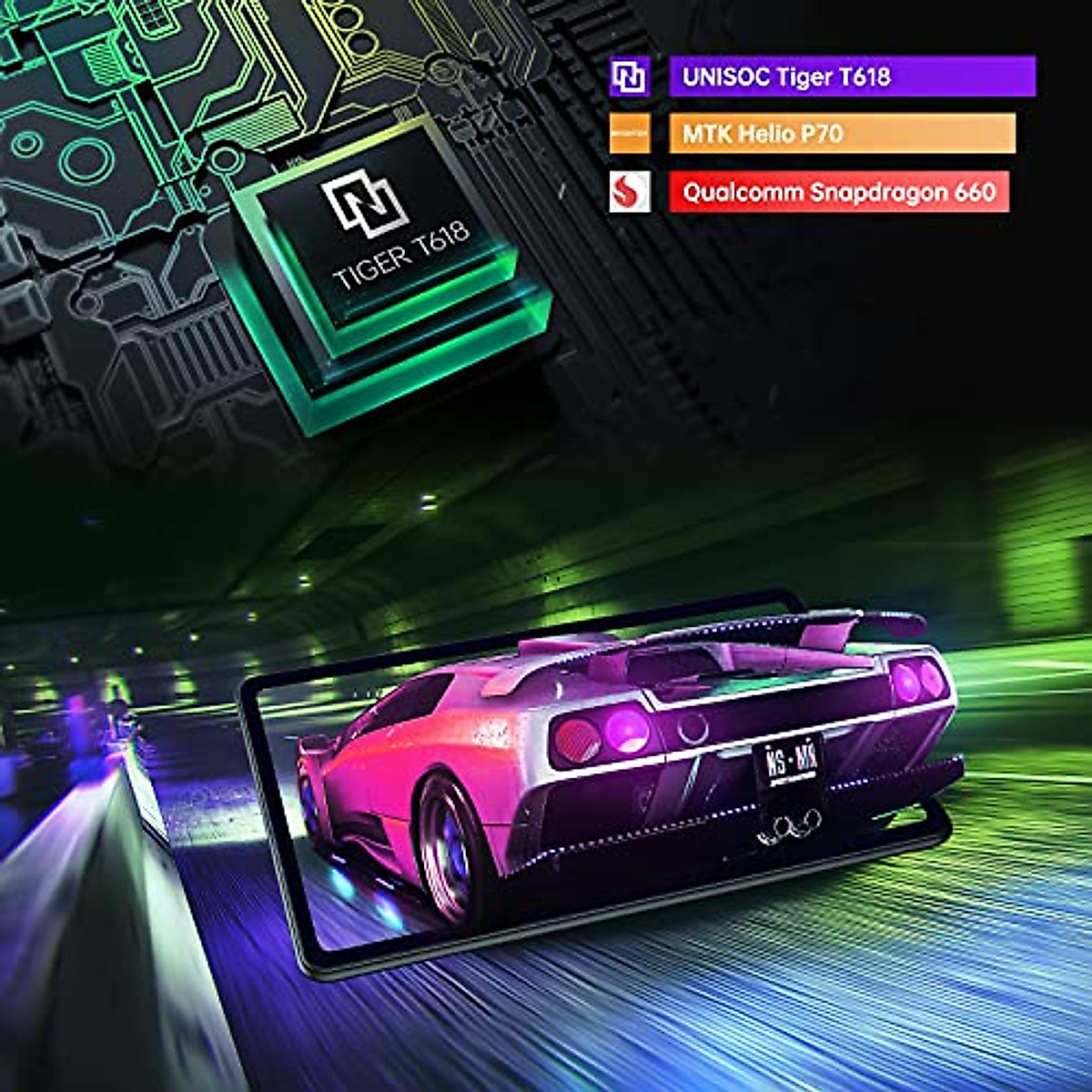 ALLDOCUBE Android Tablet 10.4", iPlay40Pro Tablet PC, Android 11, UNISOC Tiger T618 CPU, 8GB RAM/256GB ROM, in-Cell Technology IPS Screen, 2.4+5G WiFi, TF Expansion for Study Work Entertainment