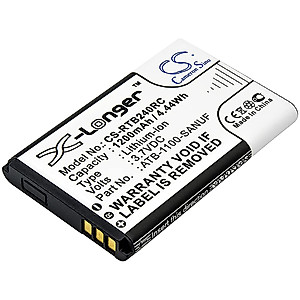 1200mAh 3.7V Li-ion Battery