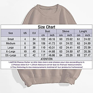 Aniwood Crewneck Sweatshirts for Teen Girls Vintage Women Graphic Crewneck Sweatshirt Y2k E Girl Aesthetic Vintage Printed 90s Streetwear Casual Long Sleeve Tops Pullover