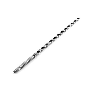 QWORK Auger Drill Bit for Wood, 1/2 Inch Diameter x 16 Inch Length, 3/8-Inch Hex Shank, Long Drill Bits