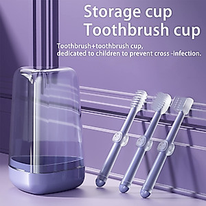 OUROBOT Baby Toothbrush, Baby Tongue Cleaner, Toddler Multifunction Silicone Toothbrush Set