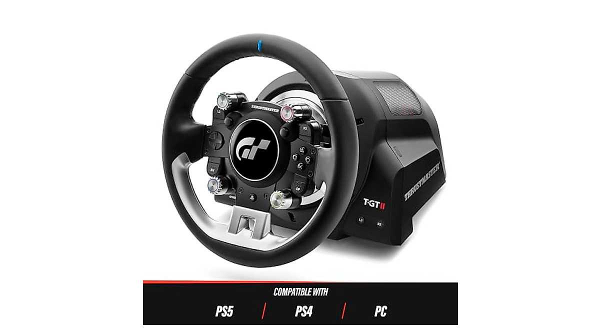 Thrustmaster T-GT II Racing Wheel for PS5, PS4 & PC | High-Precision ...