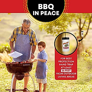 Flies Be Gone Fly Trap Refill Packs - 6 Original & Dissolvable KM34 Bait – All Natural Attractant Non Toxic - Replacement Pouches for All Reusable & Rechargeable Outdoor Fly Catchers - Made in USA