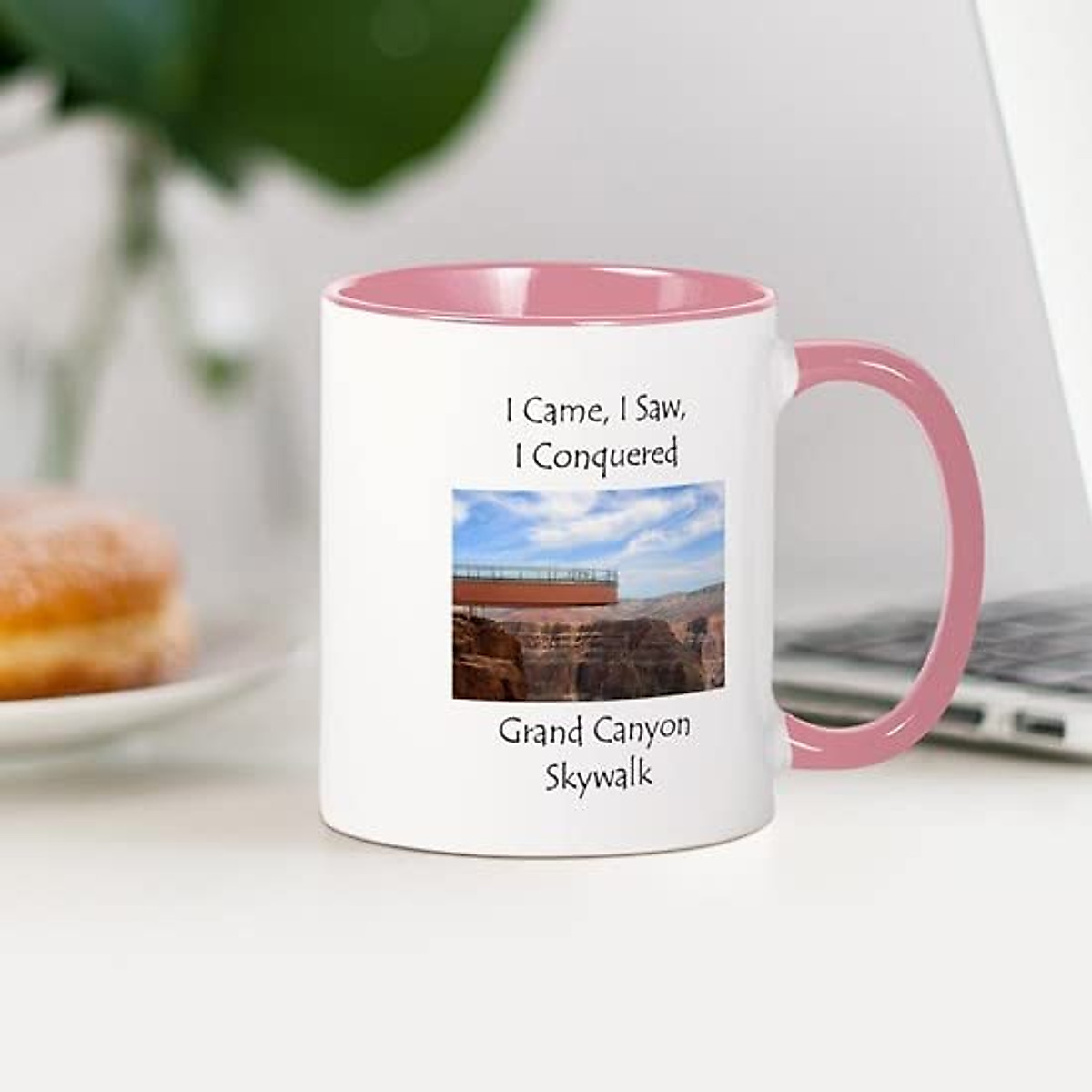 CafePress Grand Canyon Skywalk Survivor Mug Ceramic Coffee Mug, Tea Cup 11 oz