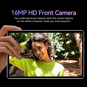 Sxhlseller Android12 Tablet 10.1 inch Tablets with 8GB RAM 256GB ROM, GPS, 8 Octa Core Processor, 1920x1080 IPS Touch Screen, 16MP 8MP Dual Camera, Face, Bluetooth5.0, Green (US Plug)