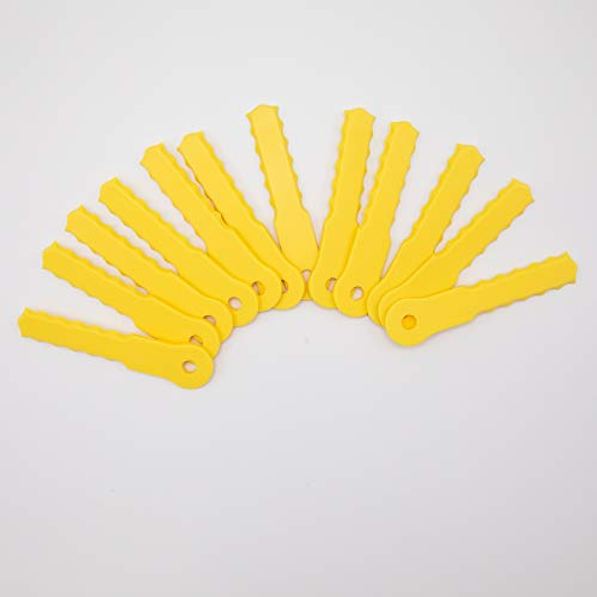 Weed Warrior Push-N-Load Nylon Replacement Blades for Push-N-Load Trimmer Head, 12 Count